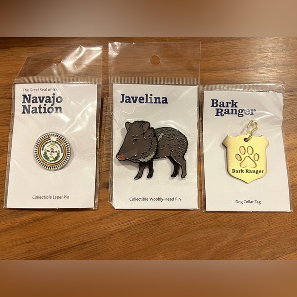National Parks | Accessories | Great Seal Of Navajo Nation Pin Javelina ...